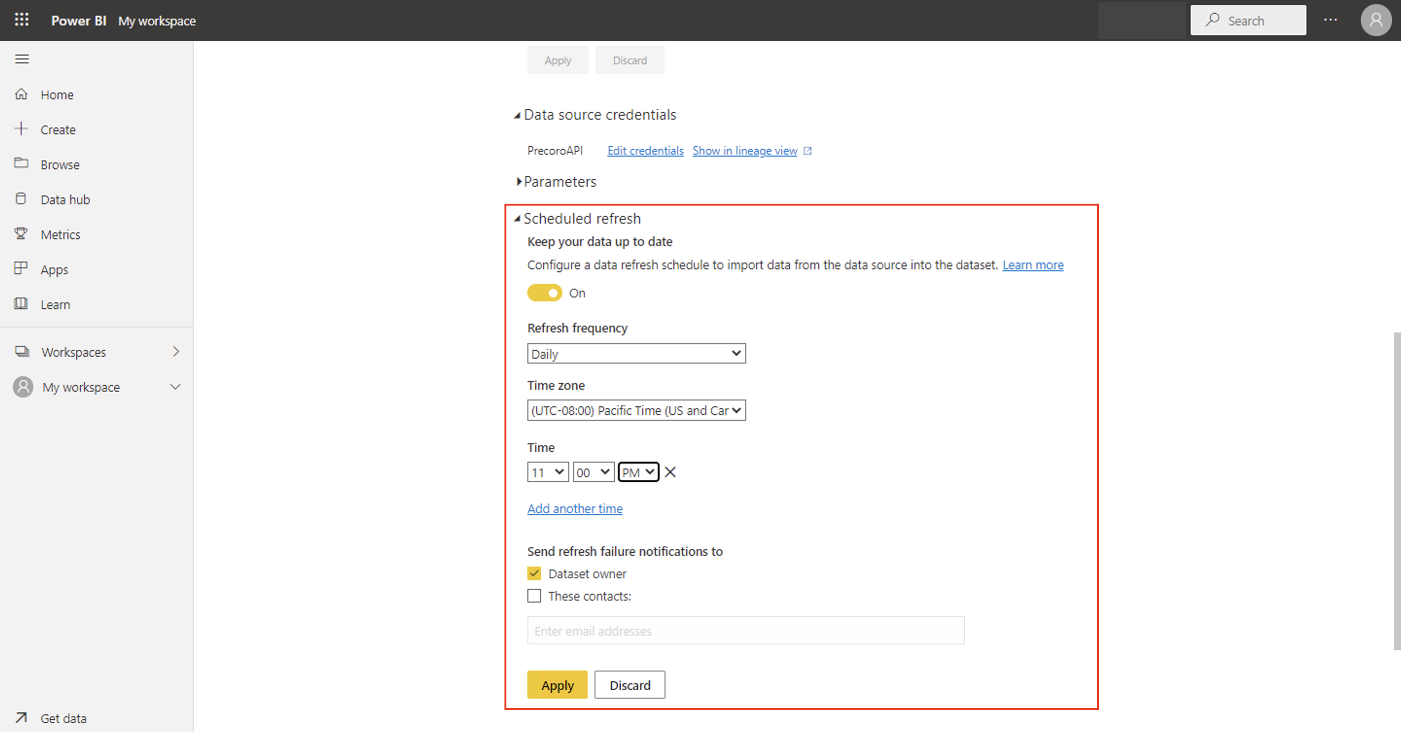 How to Set Up a Scheduled Refresh for Power BI